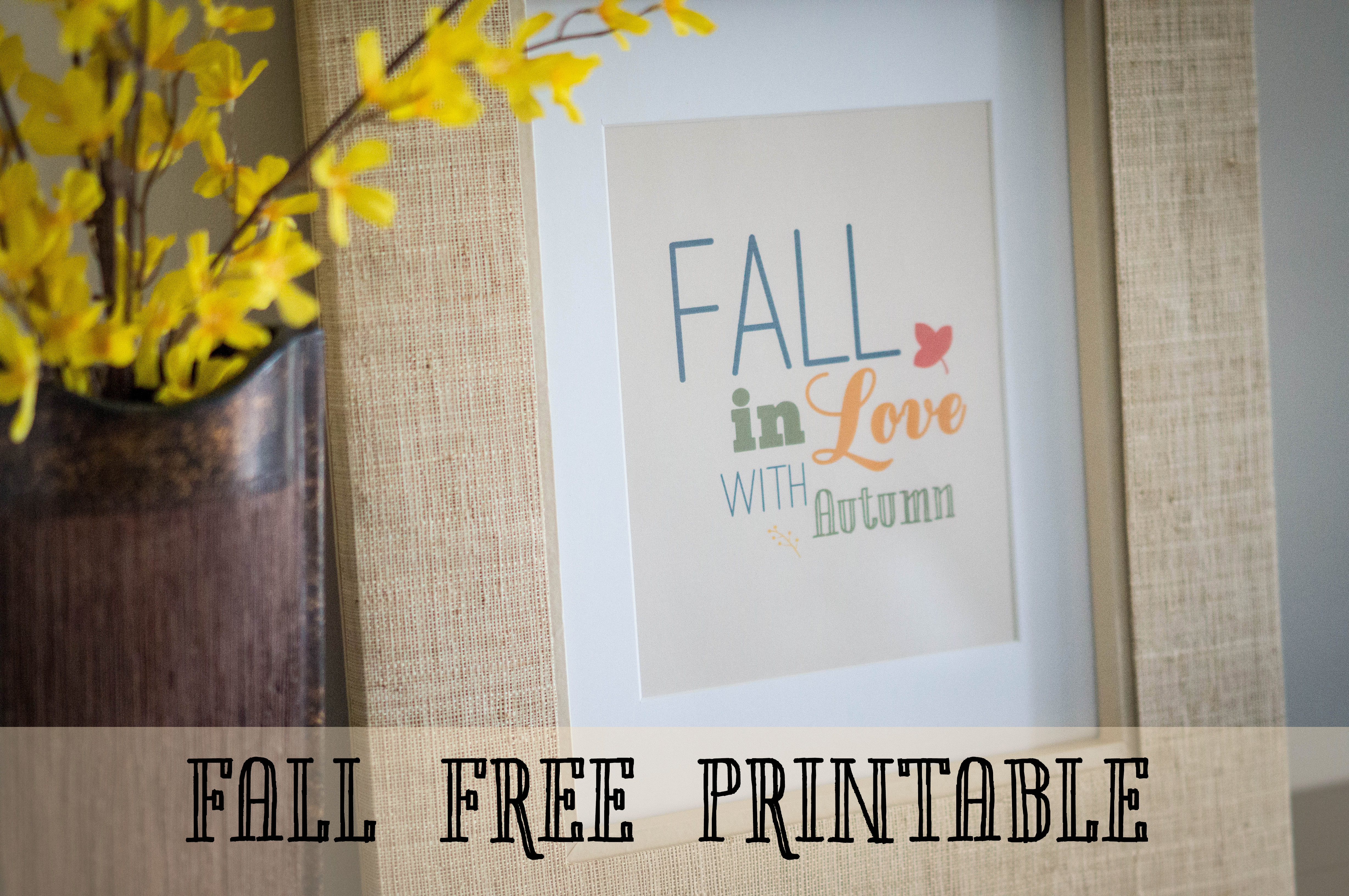 Free Fall Printable - The Best Ideas for Kids