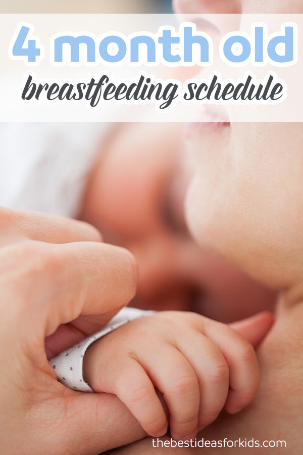 4 Month Old Breastfeeding Schedule The Best Ideas For Kids