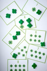 St Patrick's Day Counting Cards - The Best Ideas for Kids