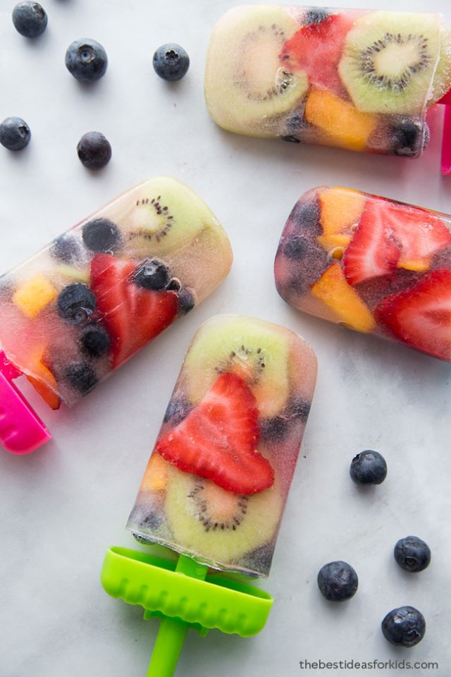 Homemade Fresh Fruit Popsicles - The Best Ideas for Kids