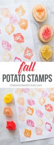 Potato Stamping - How to Make a Potato Stamp