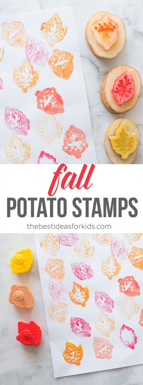Potato Stamping - How to Make a Potato Stamp