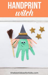 Handprint Witch - The Best Ideas for Kids