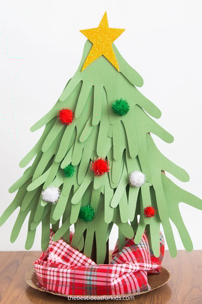 Handprint Christmas Tree - The Best Ideas for Kids