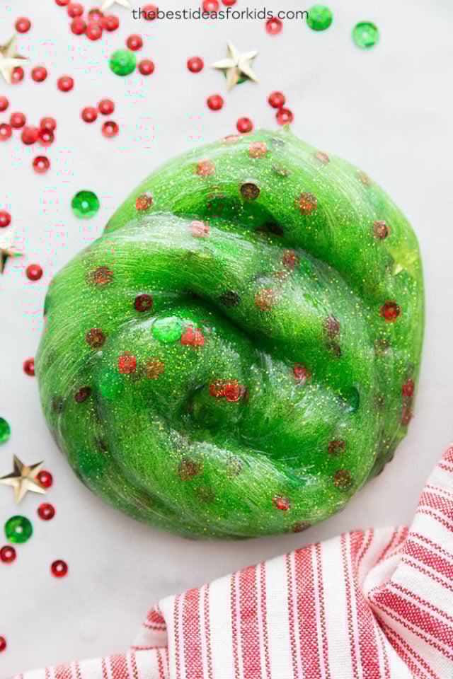 Christmas Tree Slime Recipe - The Best Ideas for Kids
