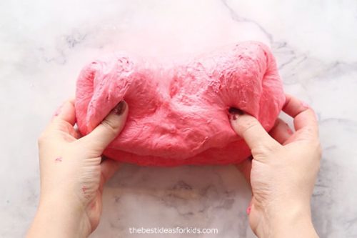 Fluffy Santa Slime Recipe for Christmas - The Best Ideas for Kids