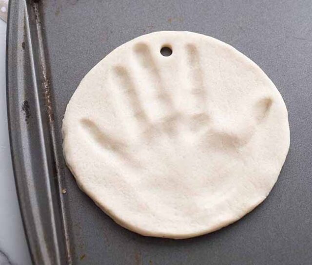 Salt Dough Recipe (for Handprints & Ornaments)