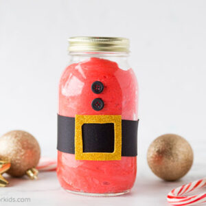Fluffy Santa Slime Recipe for Christmas - The Best Ideas for Kids