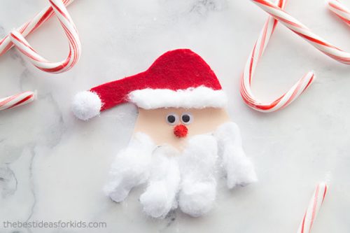 Santa Handprint - The Best Ideas for Kids
