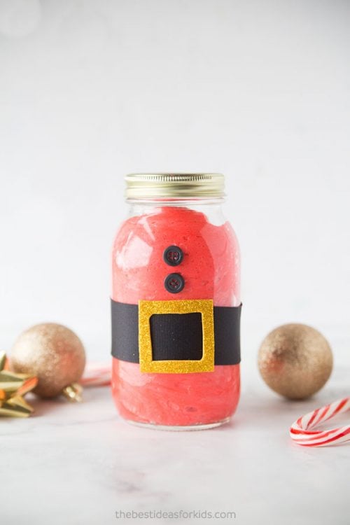 Fluffy Santa Slime Recipe for Christmas - The Best Ideas for Kids