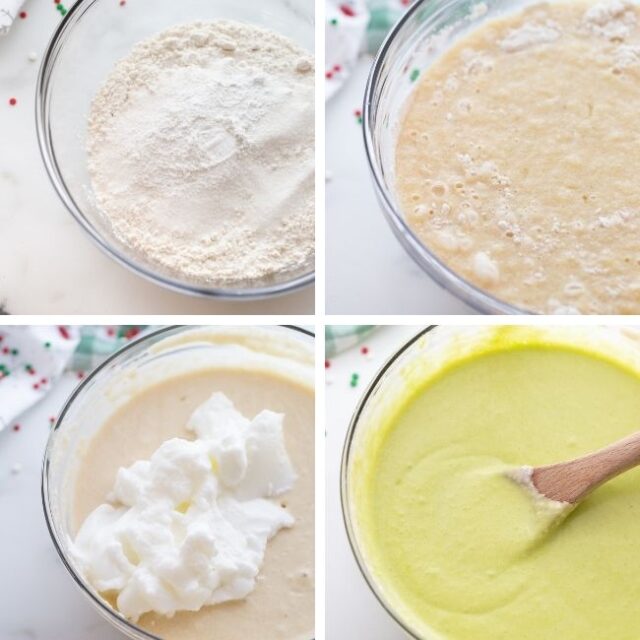 Christmas Tree Waffles