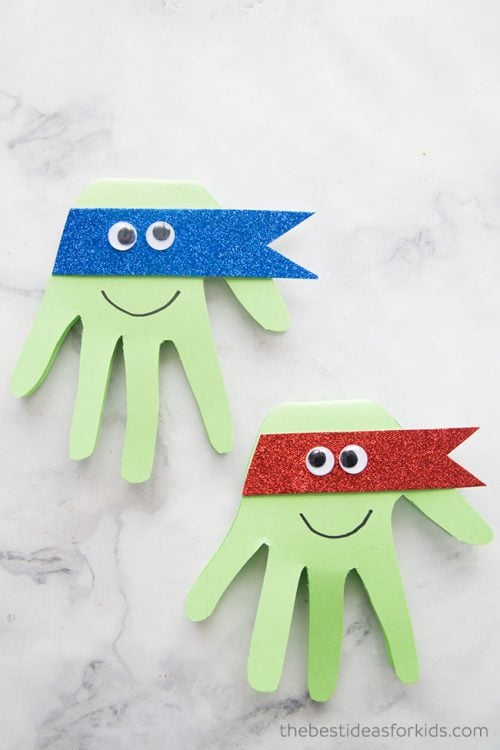 Superhero Handprints - The Best Ideas for Kids