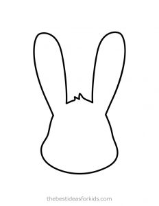 Bunny Template (Free Printables) - The Best Ideas for Kids