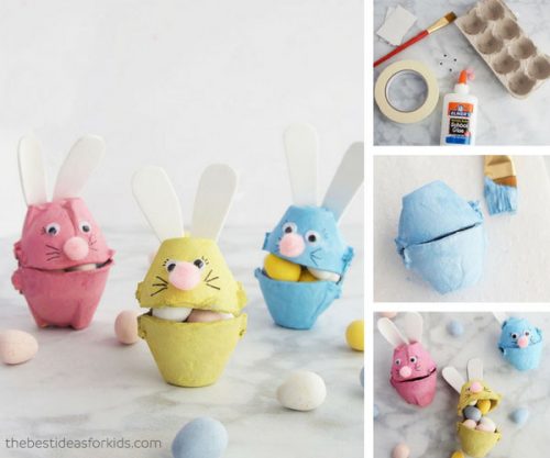Egg Carton Bunny - The Best Ideas for Kids