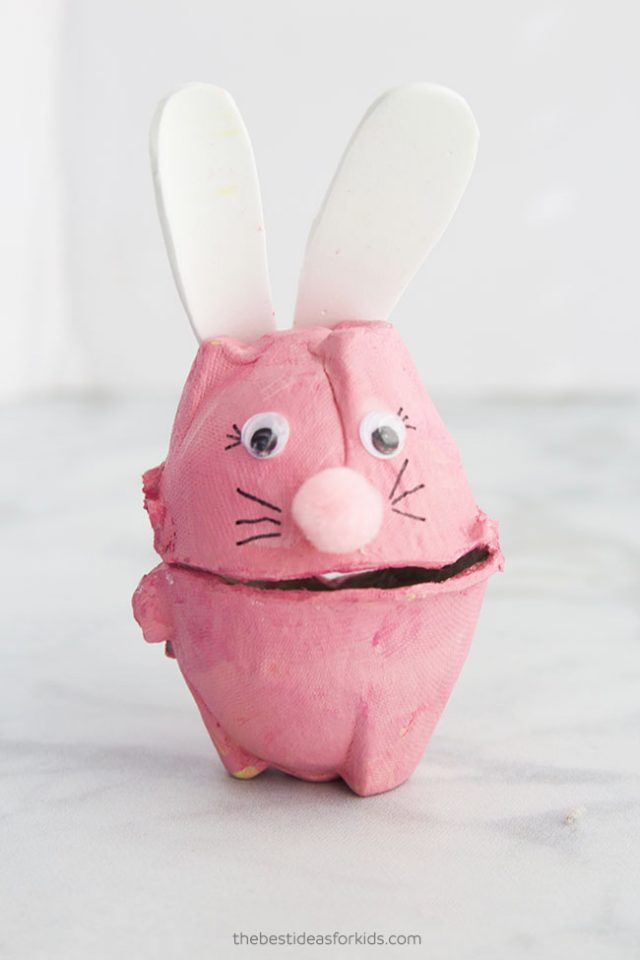 Egg Carton Bunny - The Best Ideas for Kids