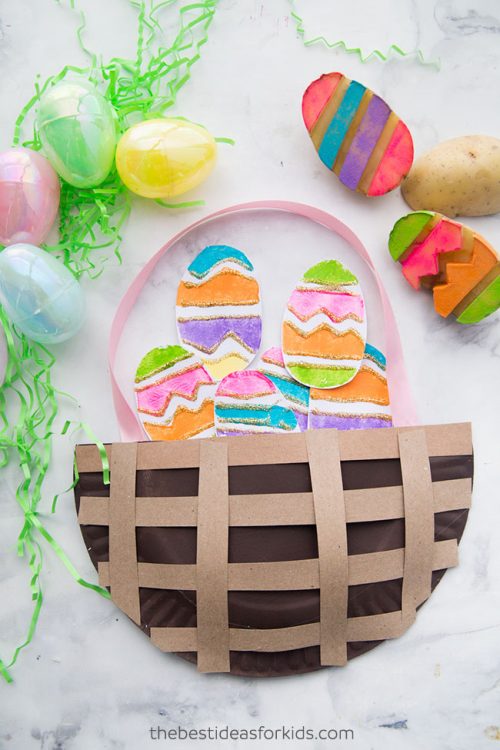 Easter Paper Plate Basket - The Best Ideas for Kids