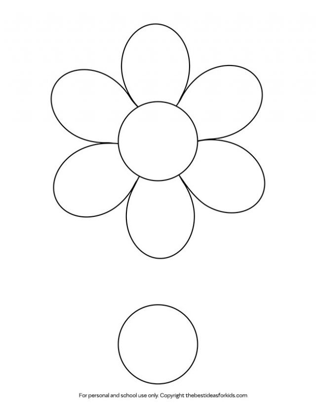 Flower Template - The Best Ideas for Kids