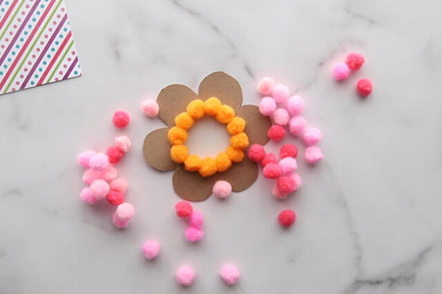 Pom Pom Flower Craft - The Best Ideas for Kids