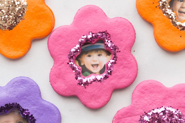 Salt Dough Flower Magnets - The Best Ideas for Kids