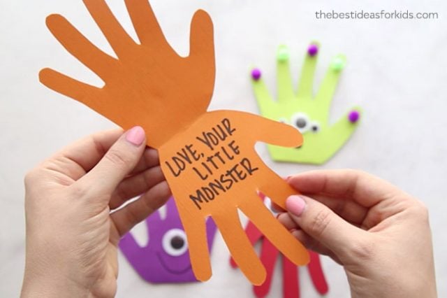 Monster Handprint Craft - The Best Ideas for Kids