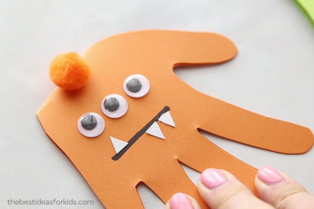 Monster Handprint Craft - The Best Ideas for Kids