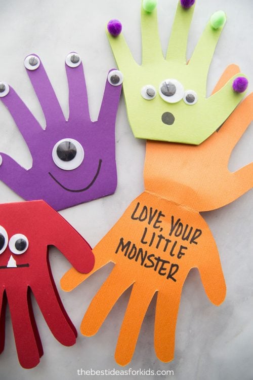 Monster Handprint Craft - The Best Ideas for Kids