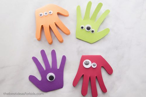 Monster Handprint Craft - The Best Ideas for Kids