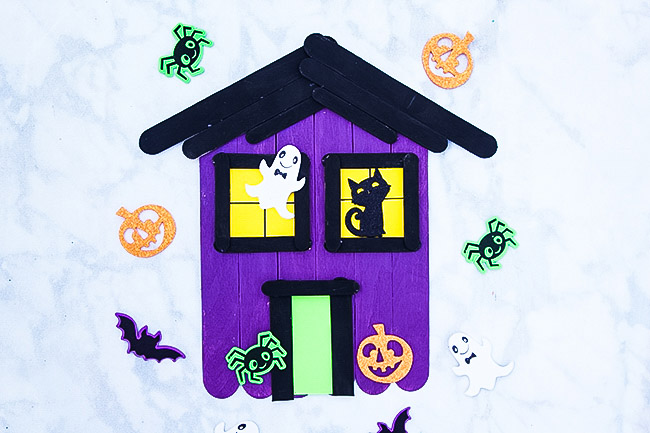 Popsicle Stick Haunted House Craft - The Best Ideas for Kids