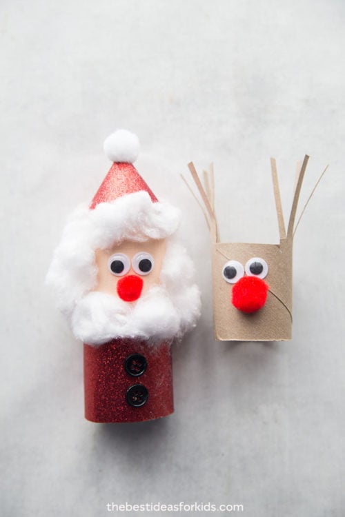 Christmas Toilet Paper Roll Crafts - The Best Ideas for Kids