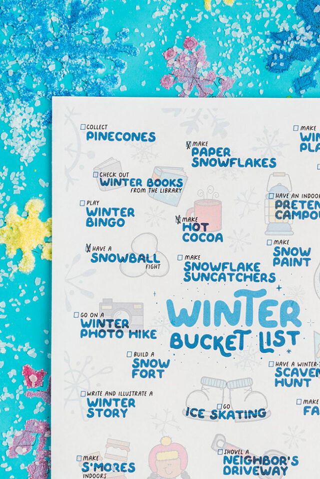 Winter Bucket List - The Best Ideas for Kids
