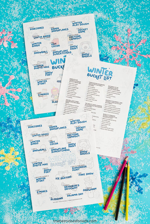 Winter Bucket List - The Best Ideas for Kids