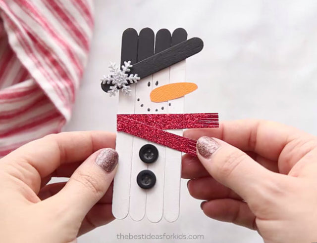 Footprint Snowman - The Best Ideas for Kids