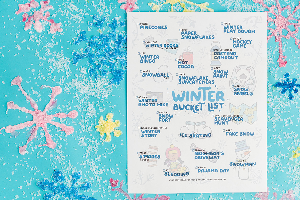 Winter Bucket List - The Best Ideas for Kids