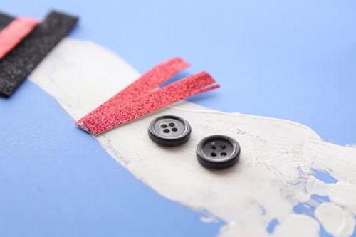 Footprint Snowman - The Best Ideas for Kids