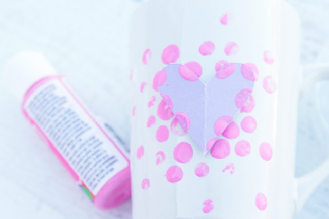 Fingerprint Heart Mugs - The Best Ideas for Kids