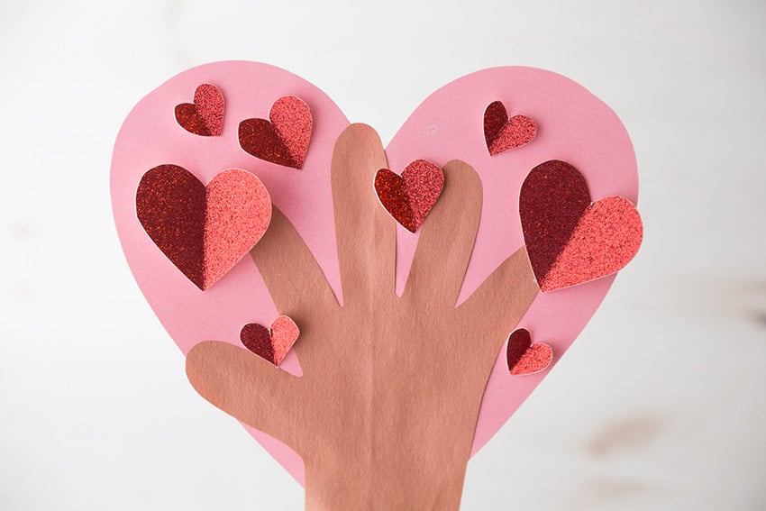 Handprint Heart Tree - The Best Ideas for Kids