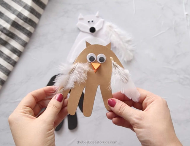 Winter Animal Handprints - The Best Ideas for Kids