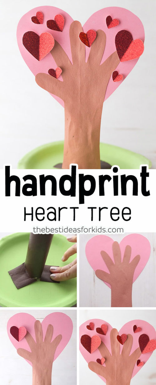 Handprint Heart Tree - The Best Ideas for Kids