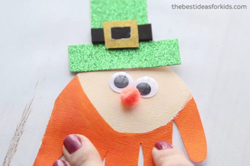 Leprechaun Handprint - The Best Ideas for Kids