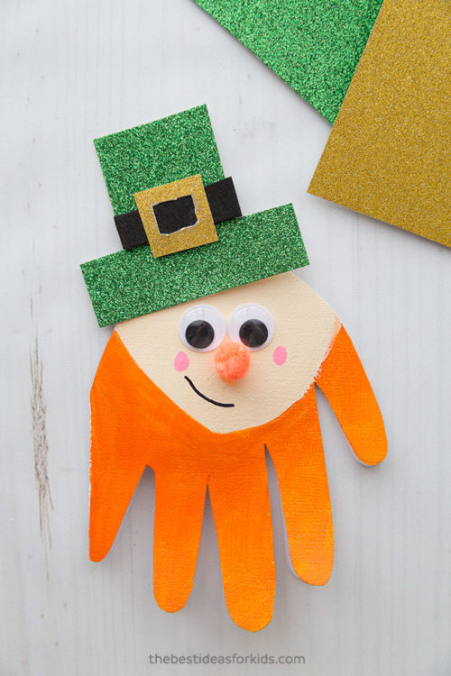 Leprechaun Handprint - The Best Ideas for Kids