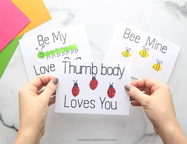 Fingerprint Valentine's Day Cards - The Best Ideas for Kids