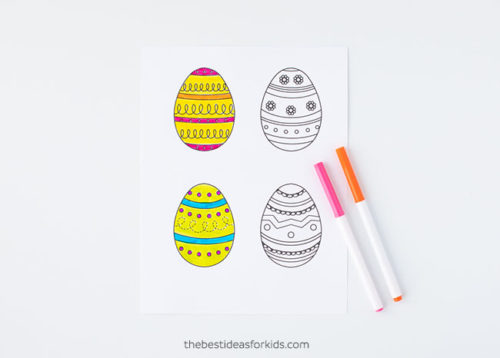Easter Egg Templates (Free Printables) - The Best Ideas for Kids