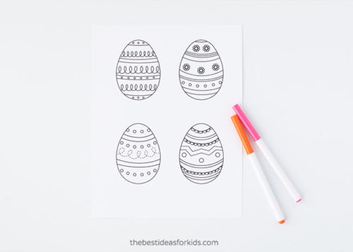 Easter Egg Templates (Free Printables) - The Best Ideas for Kids