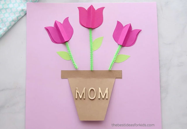 Mother's Day Card Craft - The Best Ideas for Kids