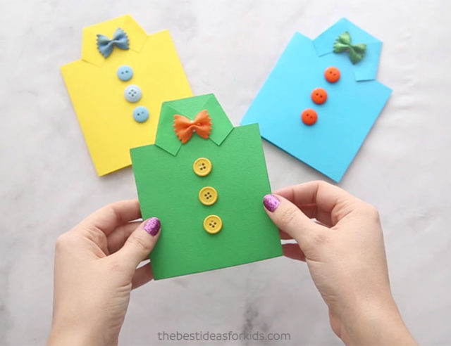 Father's Day Shirt Card - The Best Ideas for Kids