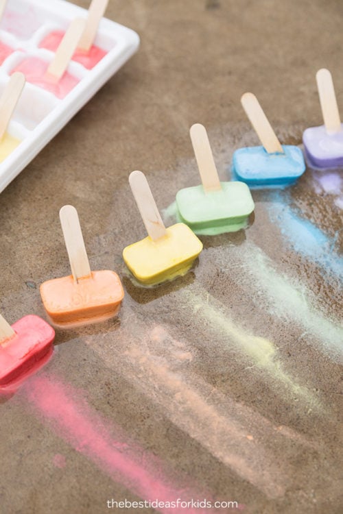 Chalk Ice - The Best Ideas for Kids