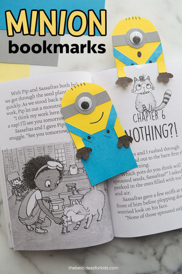 Minion Bookmark (with free template) - The Best Ideas for Kids