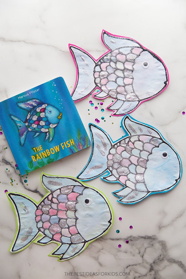 Rainbow Fish Craft (With Free Template) - The Best Ideas for Kids