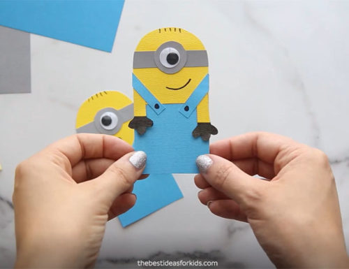 Minion Bookmark (with free template) - The Best Ideas for Kids