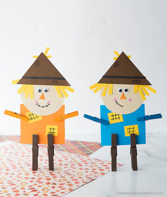 Scarecrow Craft (with free printable template)- The Best Ideas for Kids